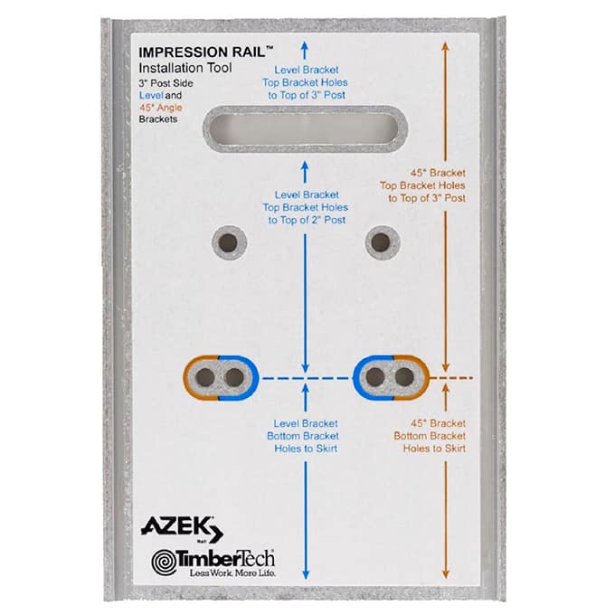 Impression Rail Install Tool - Triple A Decking